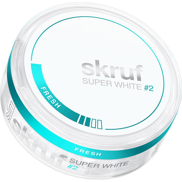 SKRUF Weißer frischer Snus #2 8 mg/g